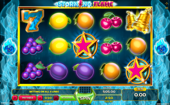 Storming Flame » FreeSlot Online » Click And Play
