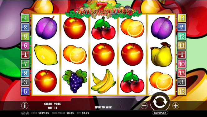 Wild Sevens » FreeSlot Online » Click And Play