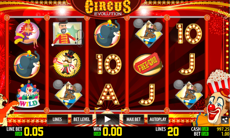 Circus Evolution » FreeSlot Online » Click And Play