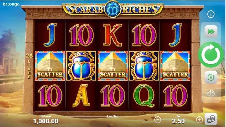 Scarab Riches » FreeSlot Online » Click And Play